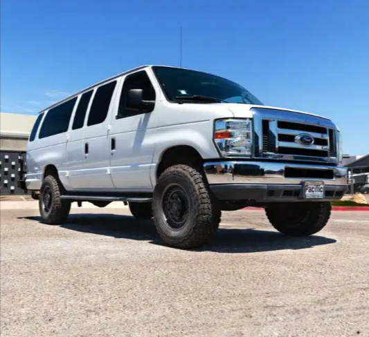 Ford E-Series 3″ Suspension Lift Kit - Front Only E150|E-250|E-350 - Fox Performance Shocks ...