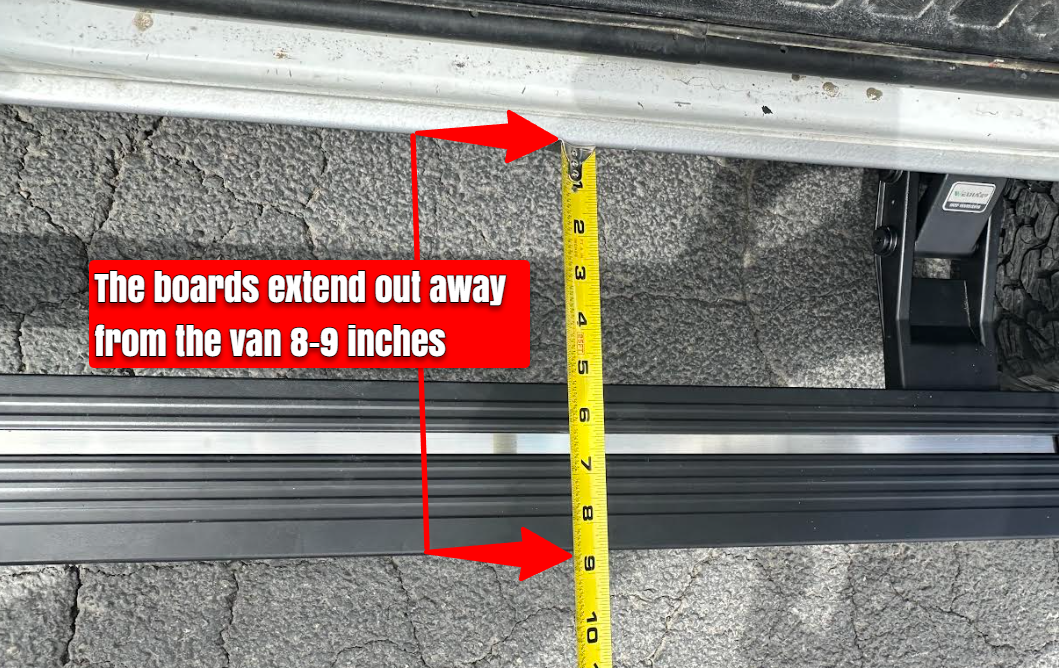 Ford Econoline Electric Running Boards – Power Steps for E-150 to E-450 ...