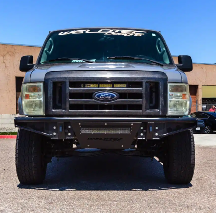 WTD Weldtec Pre-Runner Front Bumper Ford E-Series E250/E350/E450 1992 ...