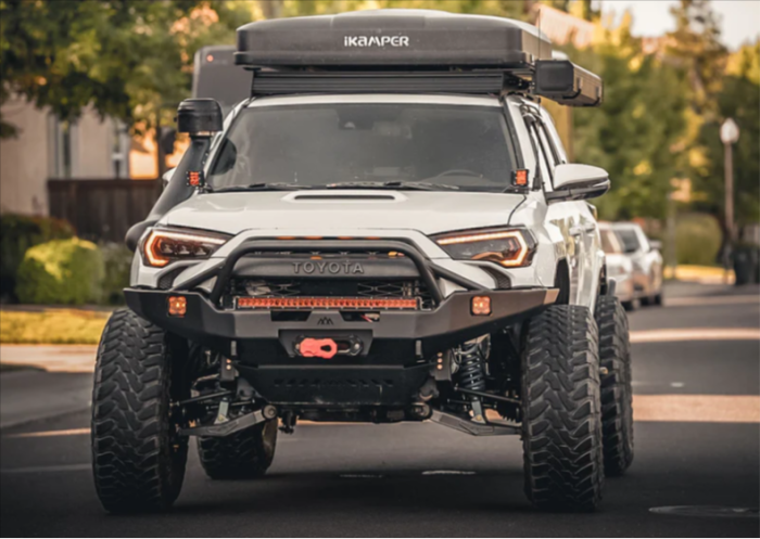 Toyota 4Runner Front Bumper 5th Gen (2014-2022) Hi-Lite Overland [Bull ...