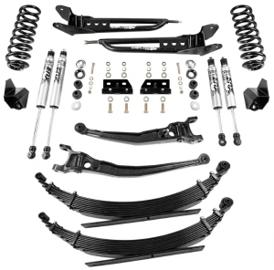 Ford Econoline E350/E450 6" Suspension Lift Kit with Leaf Springs & Fox ...