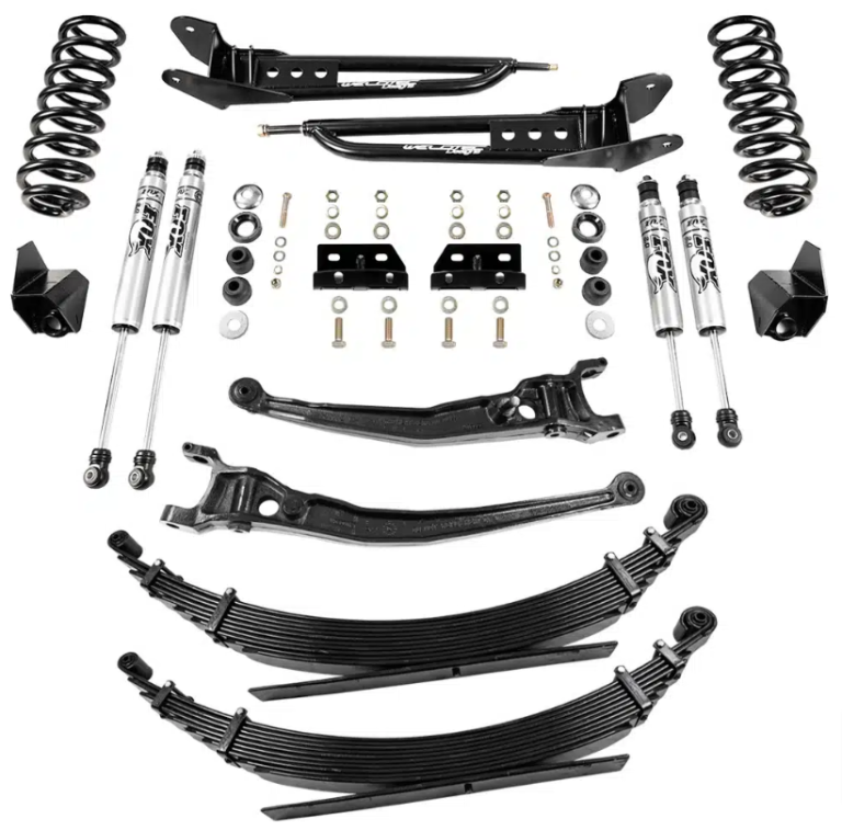 Ford Econoline E350/E450 6" Suspension Lift Kit with Leaf Springs & Fox ...